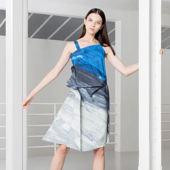 Issey Miyake | Dresses | Issey Miyake Origami 32 5 2pc Dress Set From Fire And Ice Collection ...